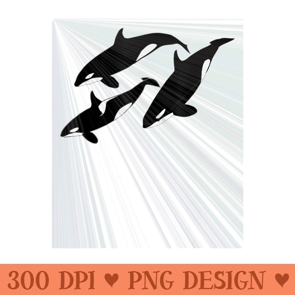 Killer Whale Orca Pod for the Marine Biologist - Printable P | Inspire ...