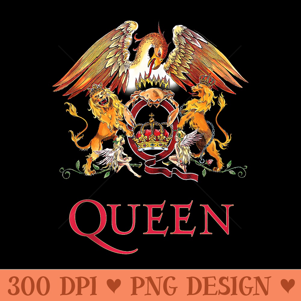 Queen Official Classic Crest - PNG Clipart for Graphic Desig | Inspire ...