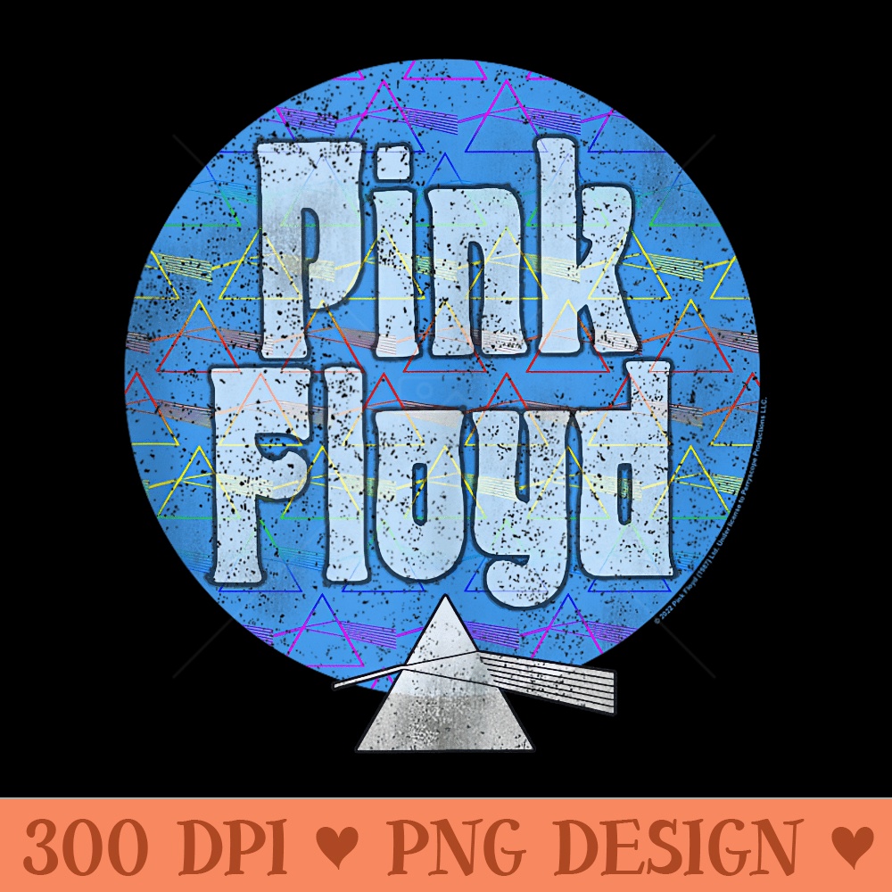 Pink Floyd Circle of Prisms - PNG Templates | Inspire Uplift