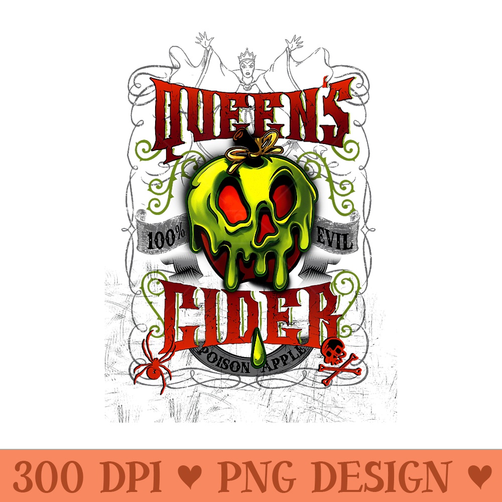 Disney Snow White Queens Cider Poison Apple 100 Evil Logo - | Inspire ...