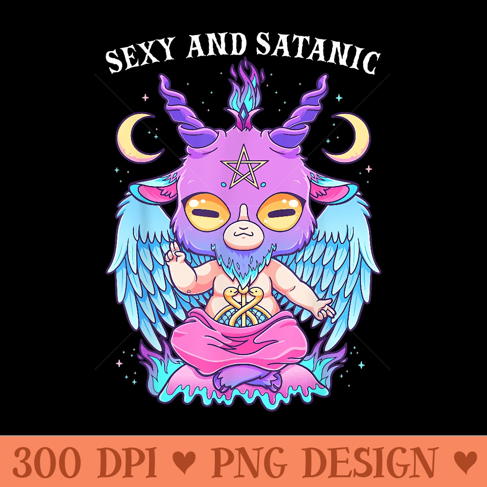 Pastel Goth Cute Creepy Baphomet Goat Sexy And Satanic Uni Inspire