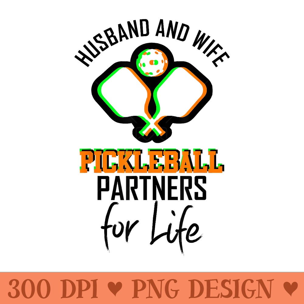 Husband and Wife Pickleball Partners for Life - High Quality | Inspire ...