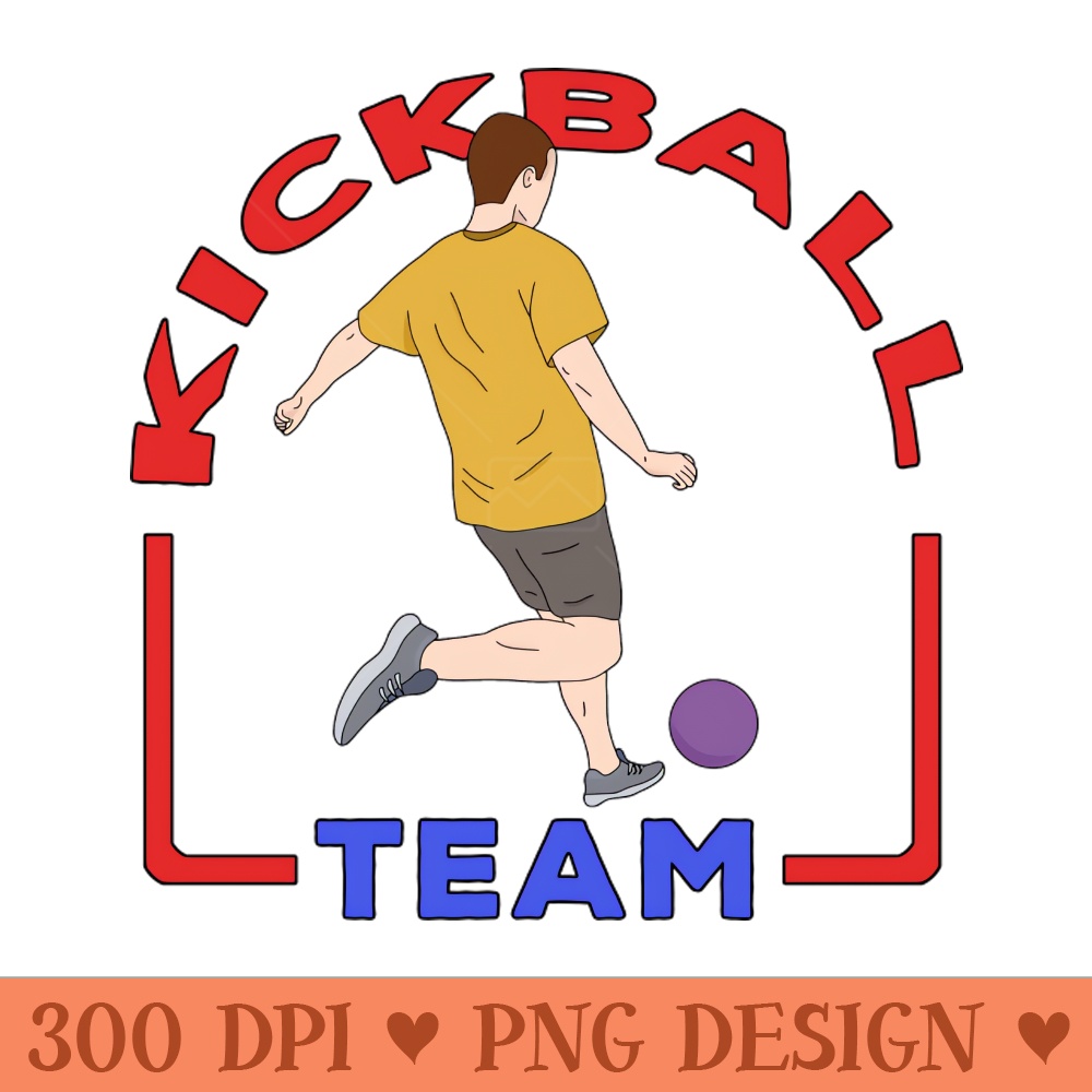 Kickball Team - High Quality PNG files - Inspire Uplift
