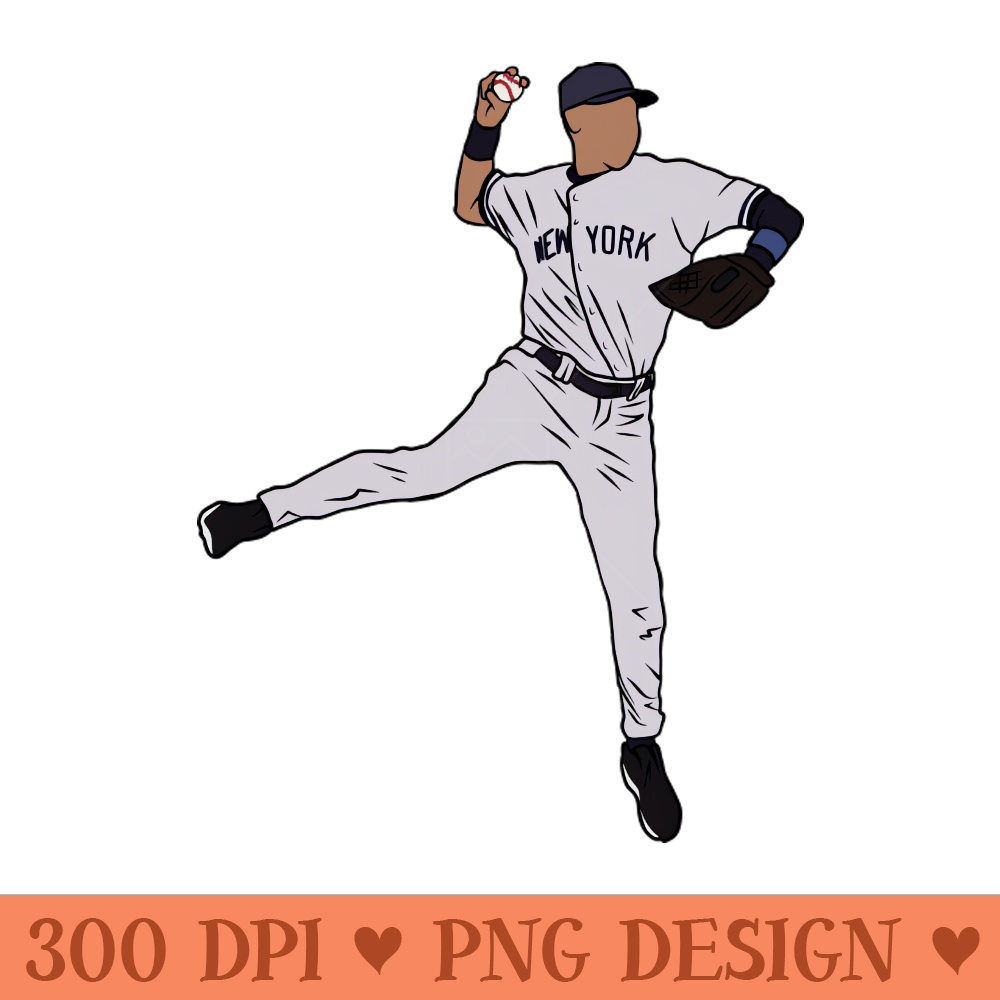 Derek Jeter Jump Throw - PNG Clipart for Graphic Design | Inspire Uplift