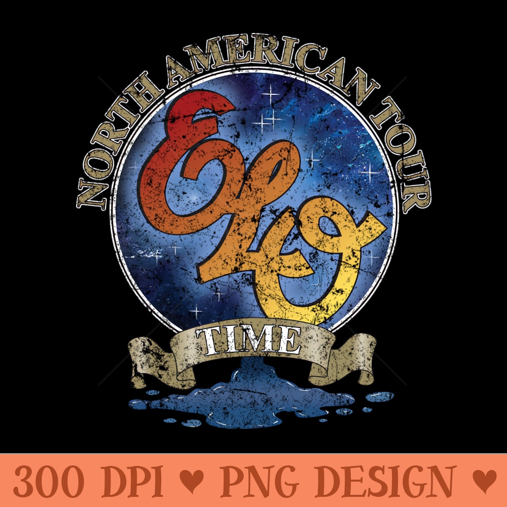 ELO Time Tour - PNG download for graphic design | Inspire Uplift