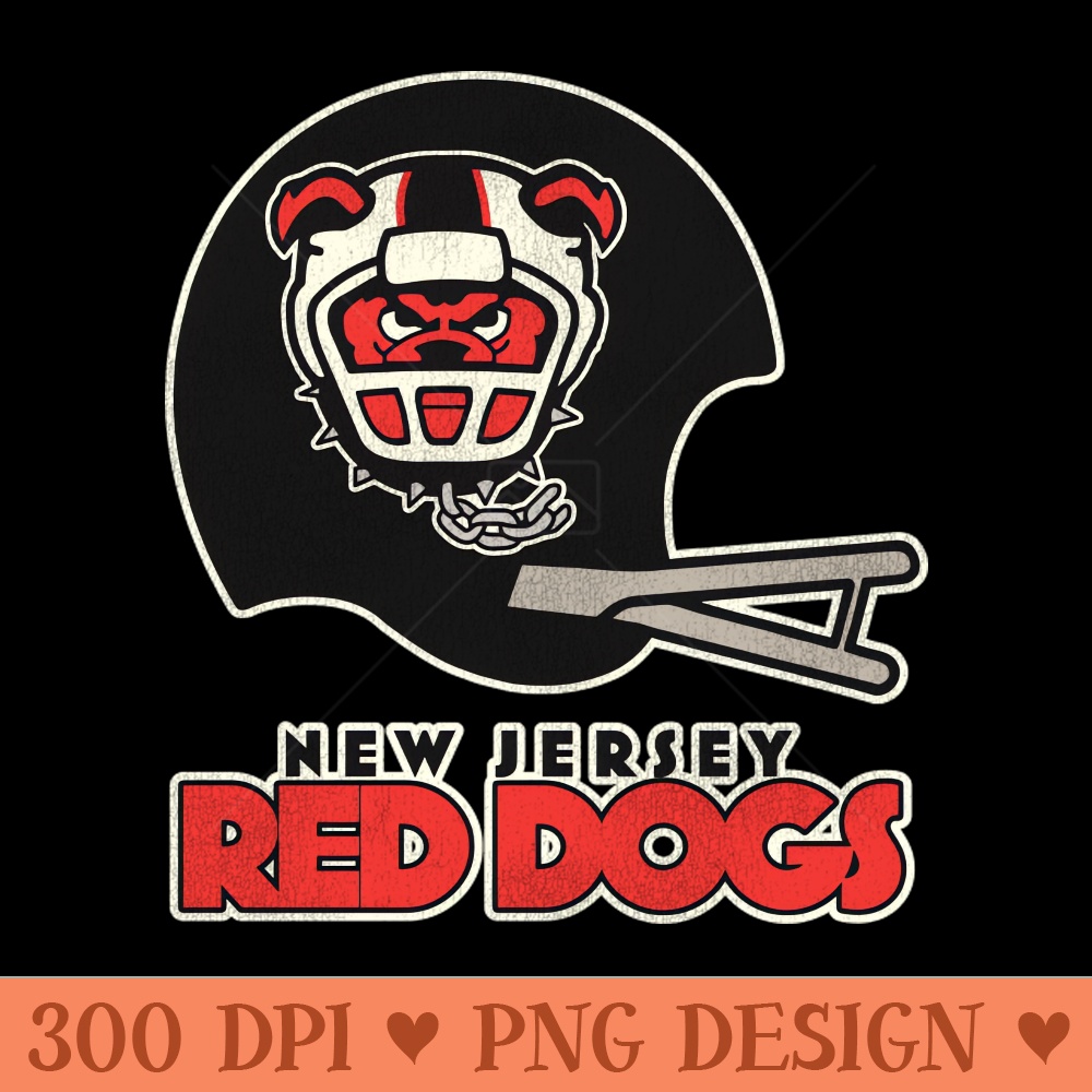 Defunct New Jersey Red Dogs Football Team - Exclusive PNG de | Inspire ...