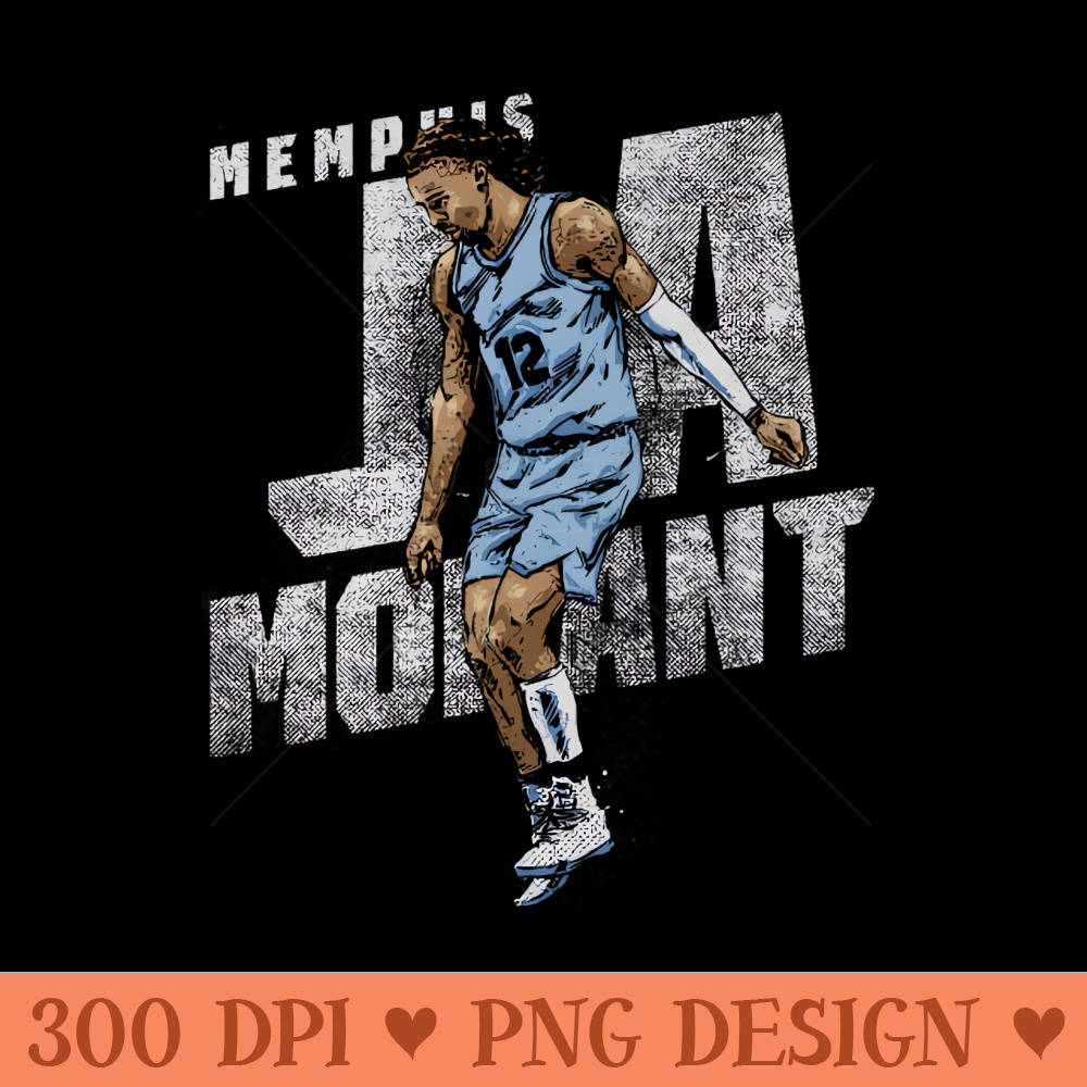 Ja Morant Memphis Griddy - Transparent PNG download | Inspire Uplift