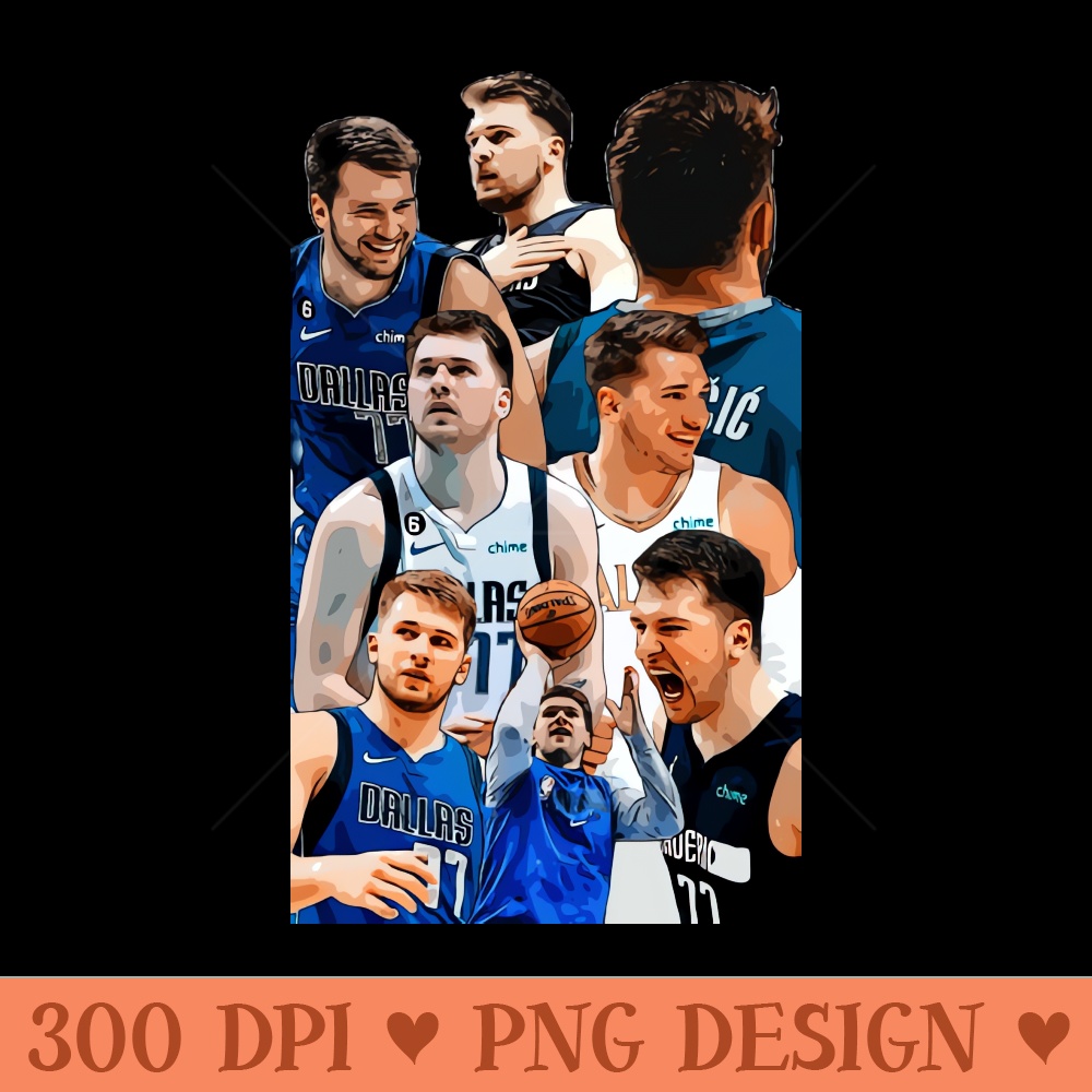Luka Doncic Basketball - Printable PNG Graphics | Inspire Uplift