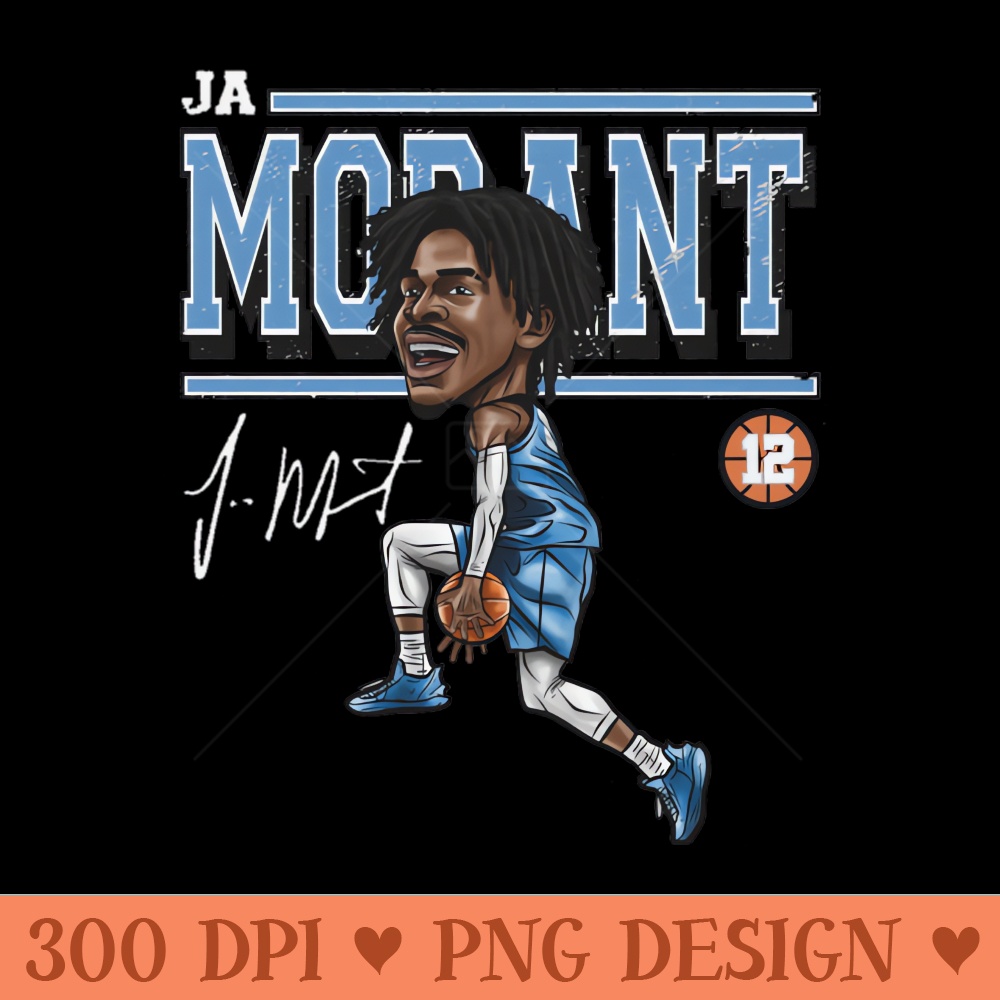 ja morant cartoon - PNG download | Inspire Uplift