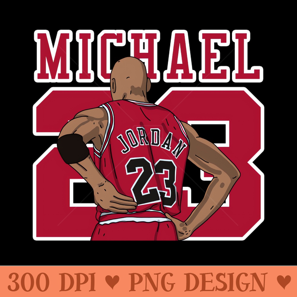 Michael Jordan Comic Style - High Quality PNG Clipart | Inspire Uplift