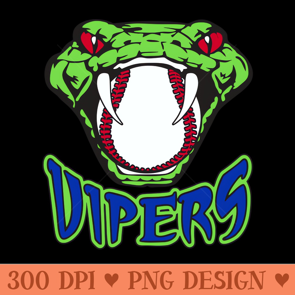 Vipers Baseball - High Quality PNG Files | Inspire Uplift