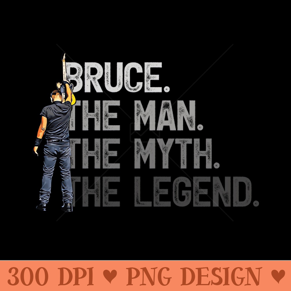 Bruce Springsteen Color - PNG Clipart - Inspire Uplift