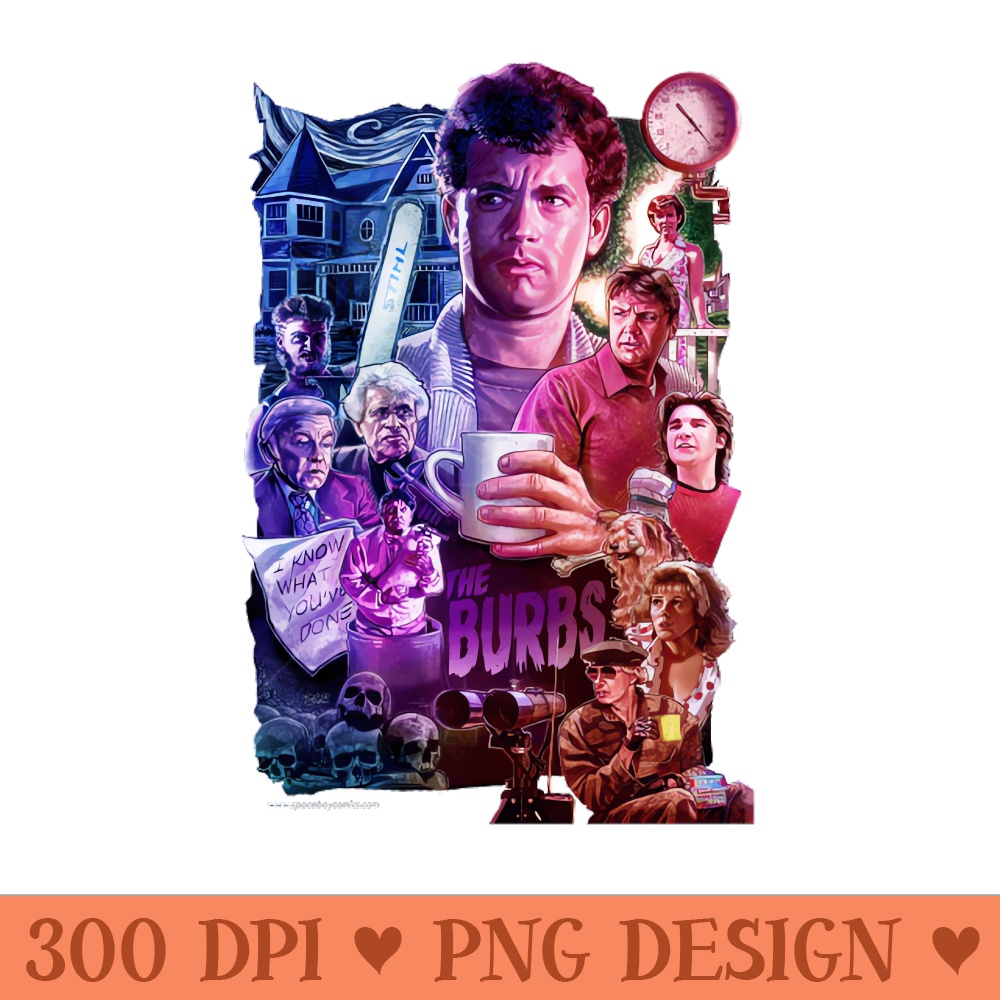 THE BURBS - Vector PNG Clipart | Inspire Uplift