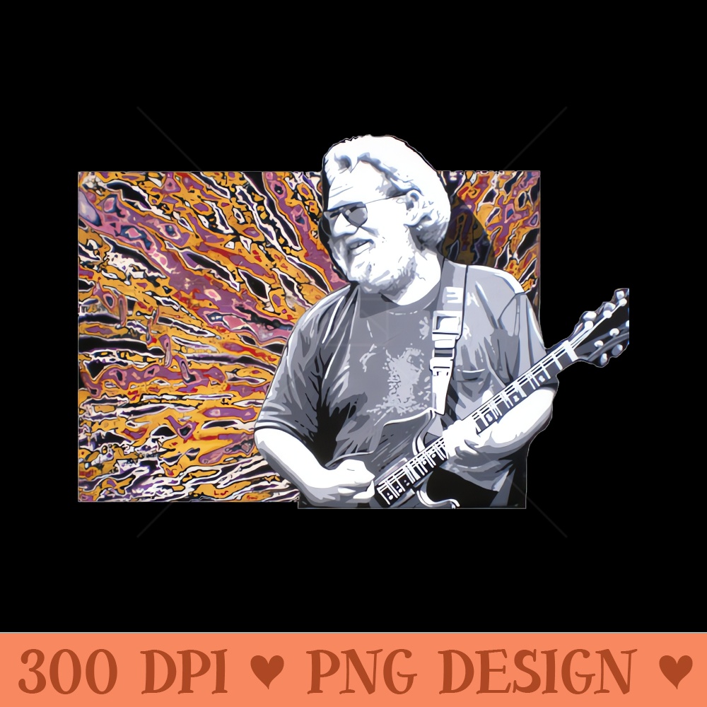 Jerry Garcia - High Quality PNG Clipart | Inspire Uplift