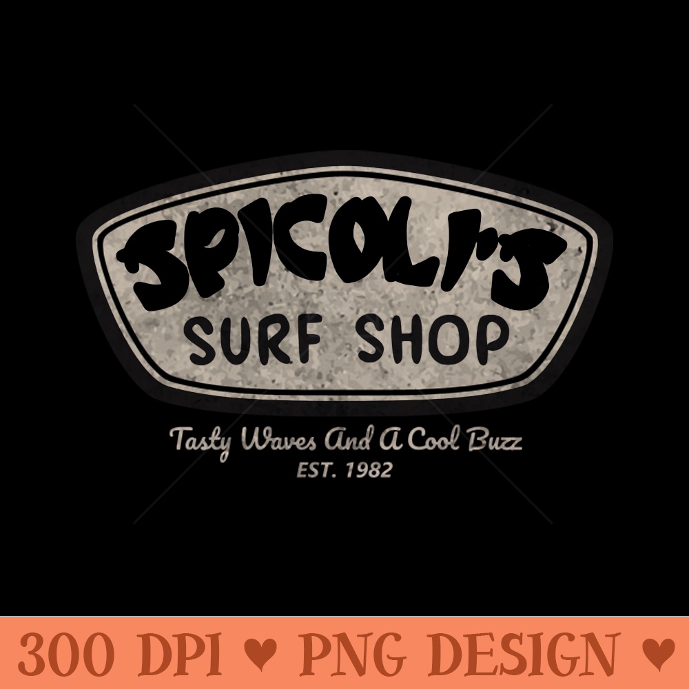 Spicolis Surf Shop - High Quality PNG files | Inspire Uplift