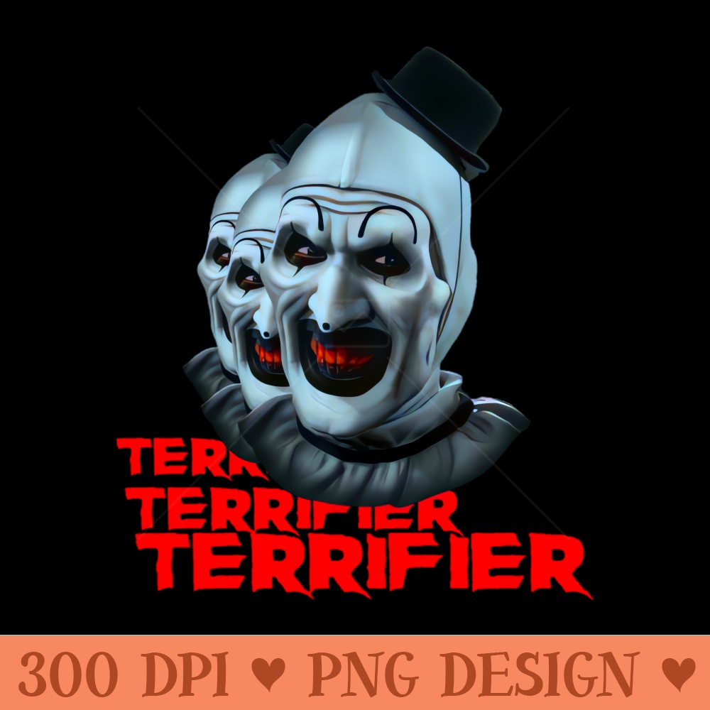 Terrifier tshirt - High Quality PNG Files | Inspire Uplift