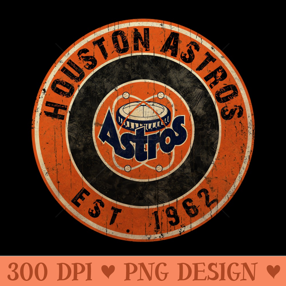 Retro Vintage Houston Astros 70s - Ready To Print PNG Design | Inspire ...