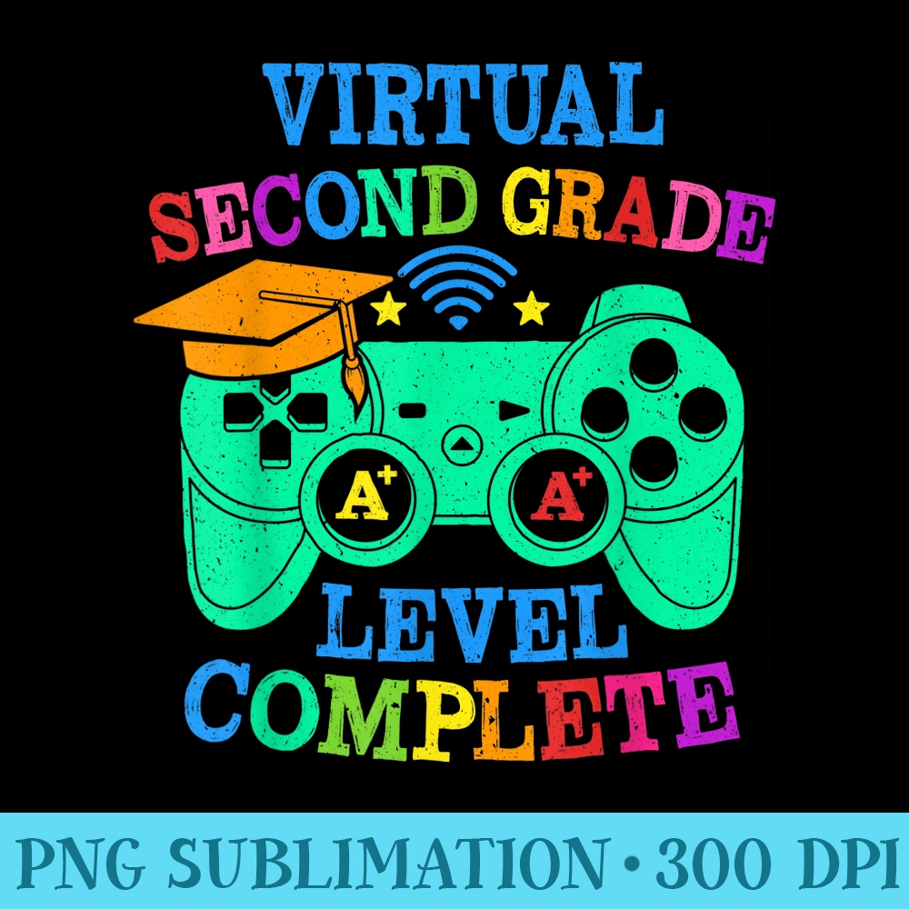 Virtual 2nd Grade Graduation Level Complete Video Gamer - Di | Inspire ...