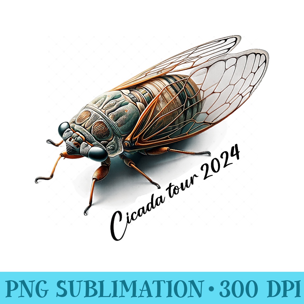 Funny Cicada for Women Cicada Tour 2024 Invasion - Digital P | Inspire ...