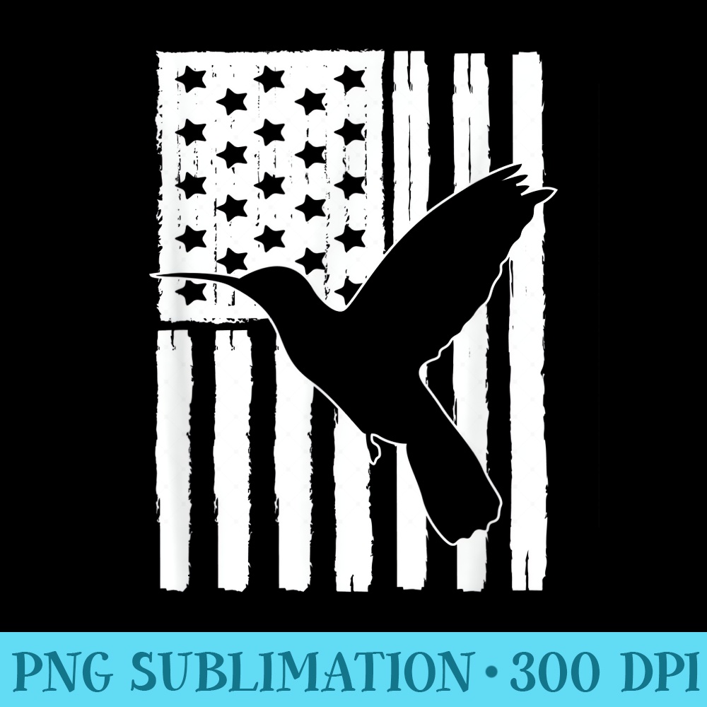 USA American Flag Hummingbird Theme Idea For Birds Lovers - | Inspire ...