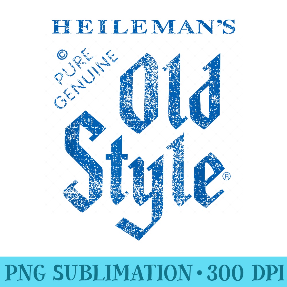 Old Style Beer Vintage Style Blue - PNG Download | Inspire Uplift
