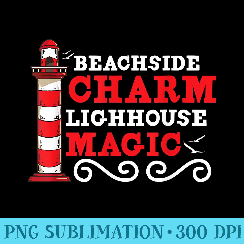 Lighthouse Seaside Nautical Signal Tower Guiding Beach - PNG | Inspire ...