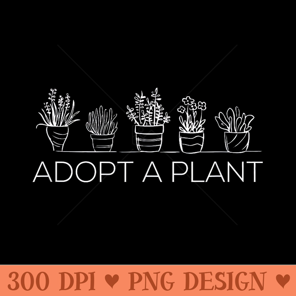 Adopt a Plant Gardening for Gardeners - PNG Graphics | Inspire Uplift