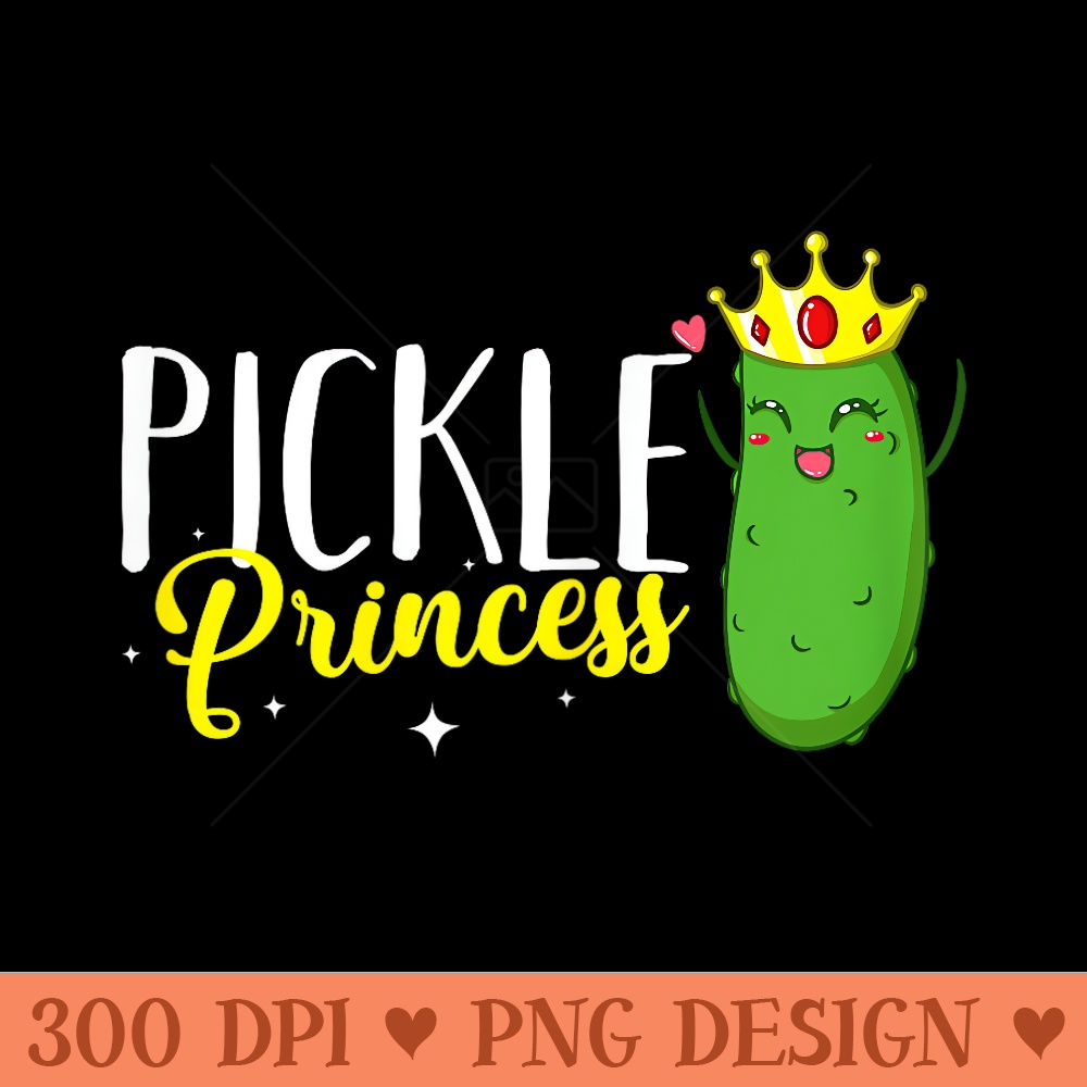 Pickle Princess Dill Pickle Cucumber - PNG graphics | Inspire Uplift