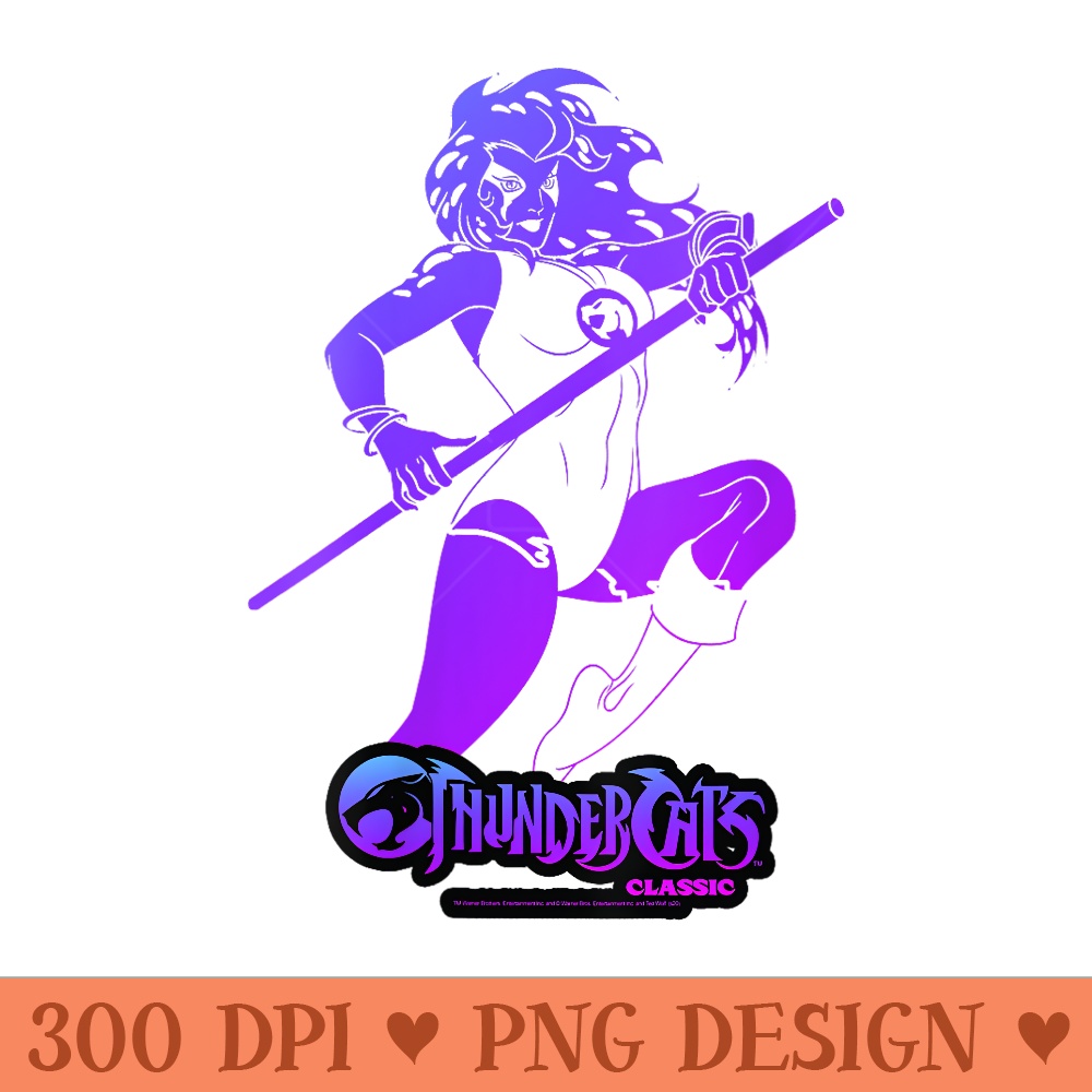 ThunderCats Cheetara Gradient Portrait - High Resolution PNG | Inspire ...