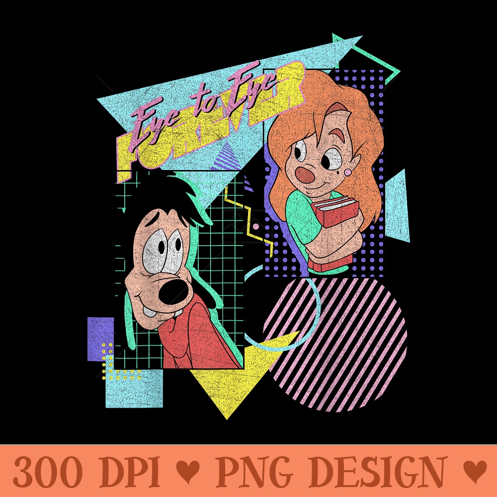 Disney A Goofy Movie Max Roxanne Eye To Eye Poster - PNG Pri | Inspire ...