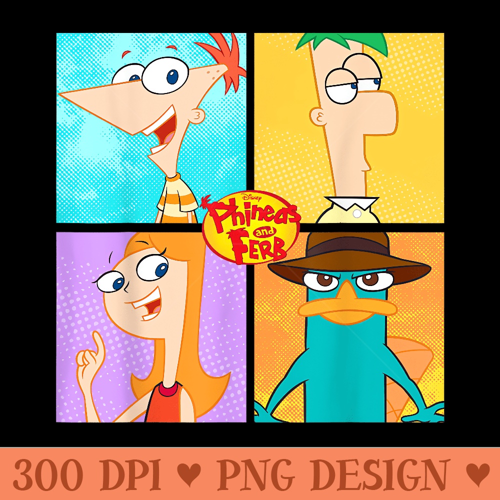 Disney Phineas And Ferb Character Box Up - Mug Sublimation P | Inspire ...