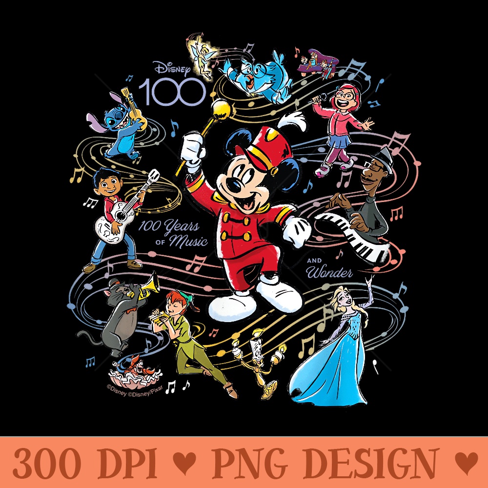 Disney 100 Years of Music and Wonder Mickey Full Color D100 | Inspire ...