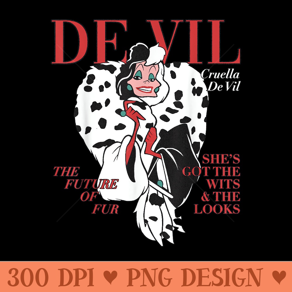 Disney Villains Cruella De Vil Magazine Cover - Printable PN | Inspire ...