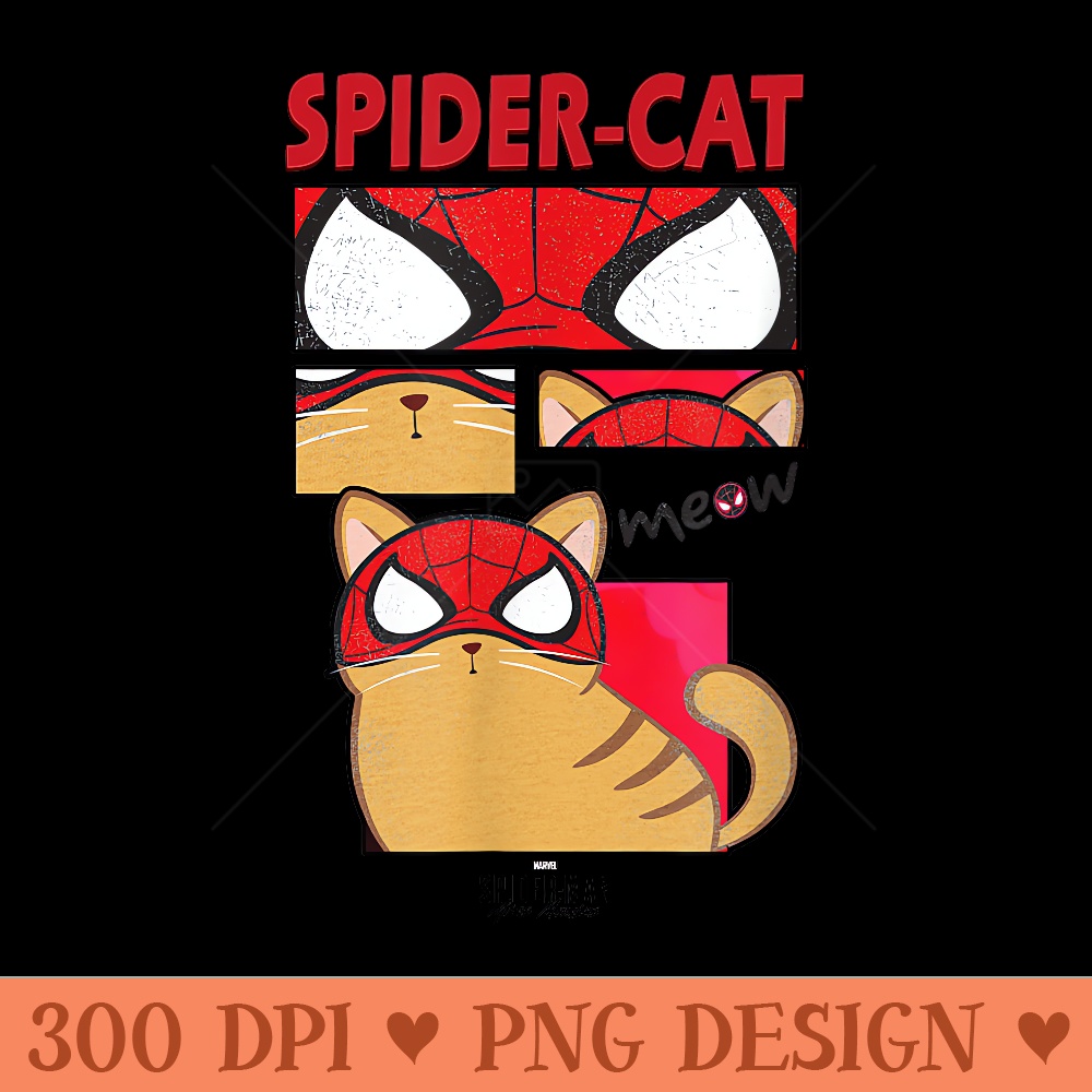 Marvel SpiderMan Miles Morales SpiderCat Comic Panels - Tran | Inspire ...