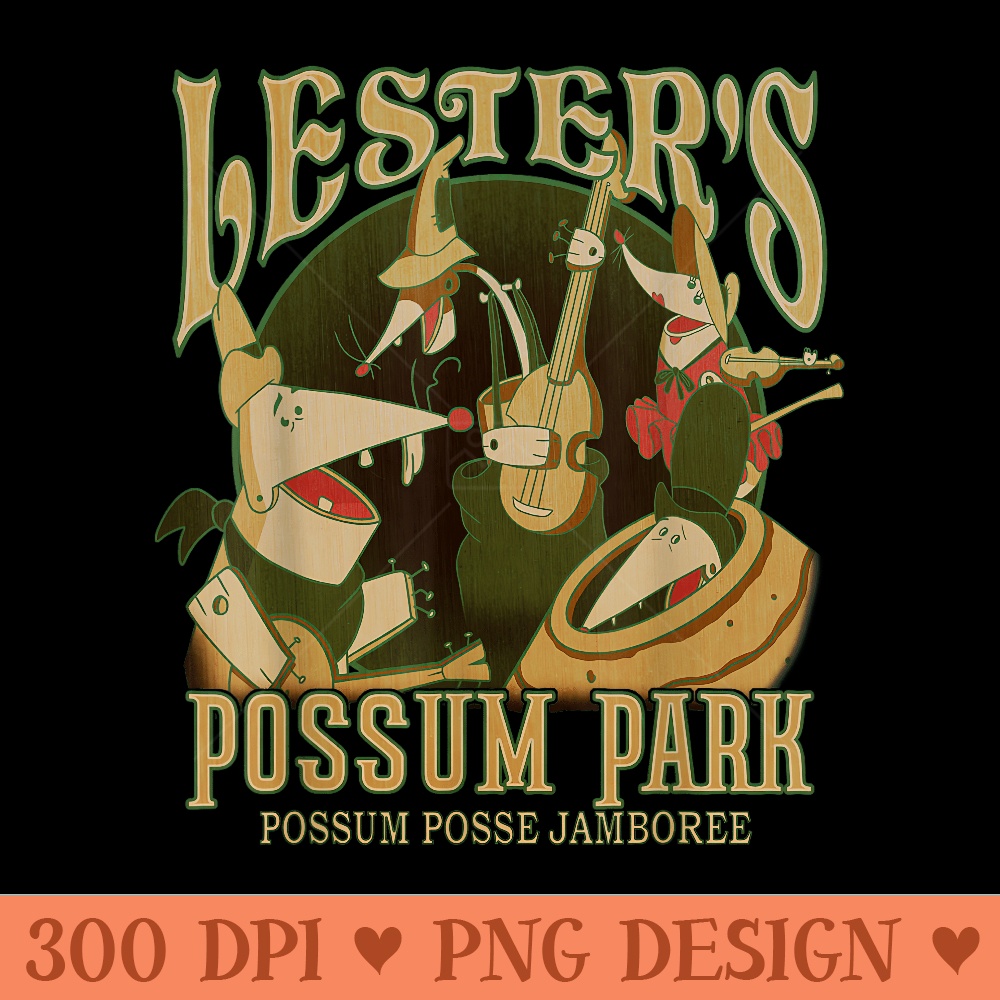 Disney A Goofy Movie Lesters Possum Park Vintage Poster - Fr | Inspire ...