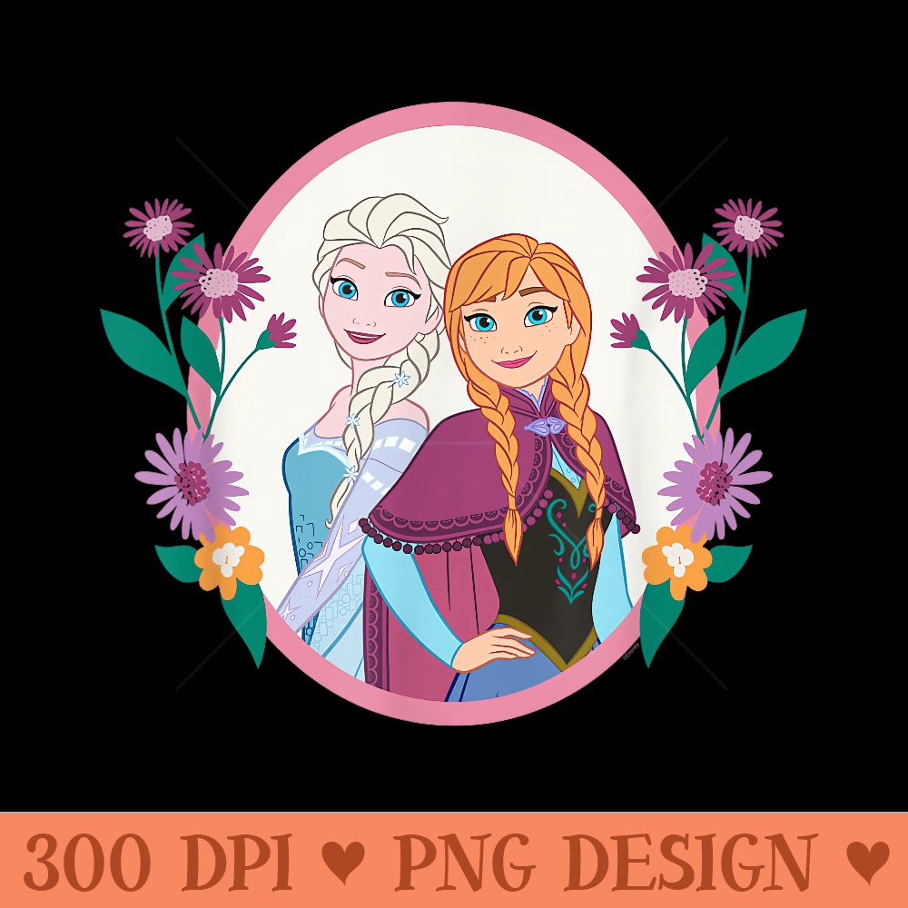 Disney Princess Frozen Elsa and Anna Easter Spring Flowers - | Inspire ...