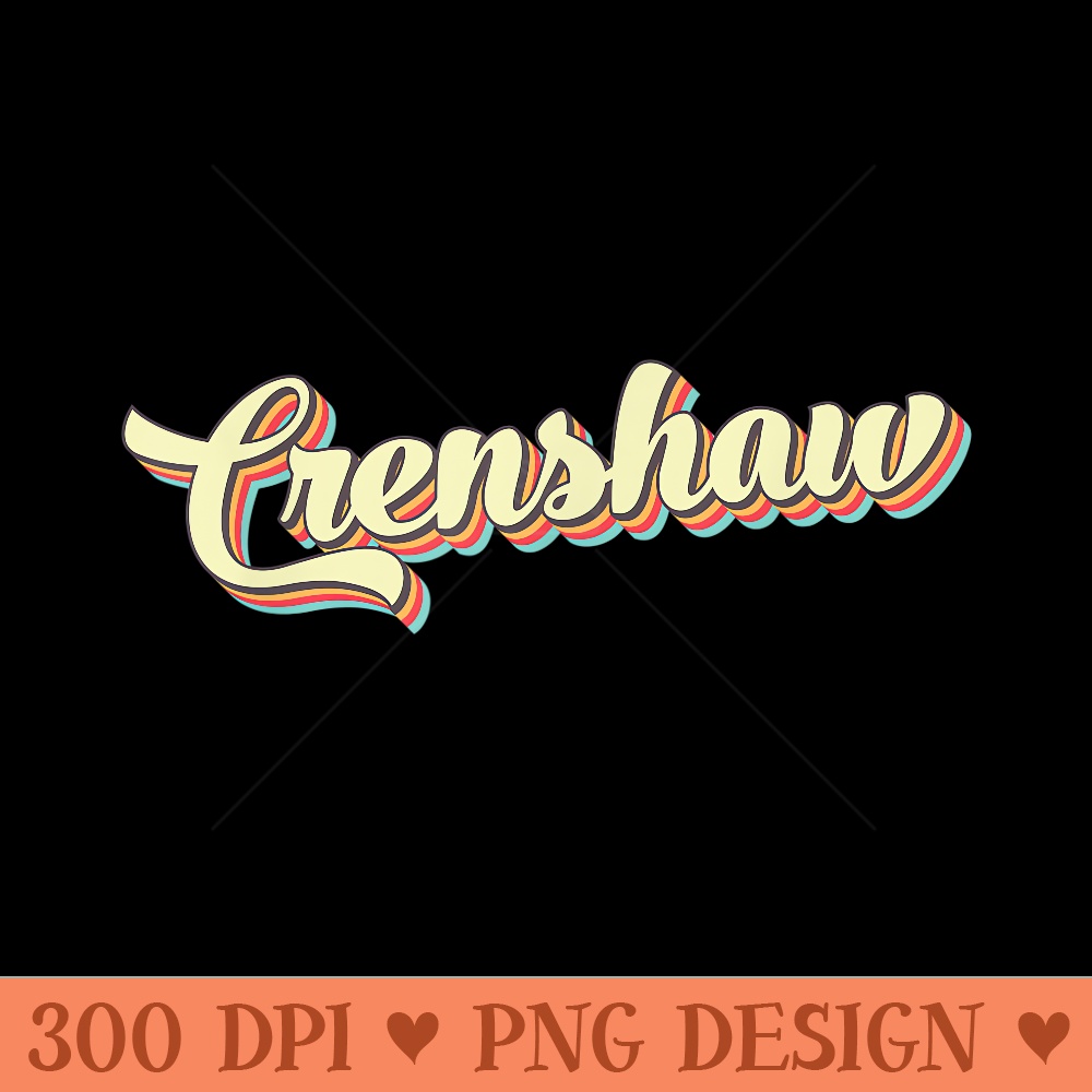 Crenshaw T Retro Art Baseball Font Vintage - PNG Download | Inspire Uplift