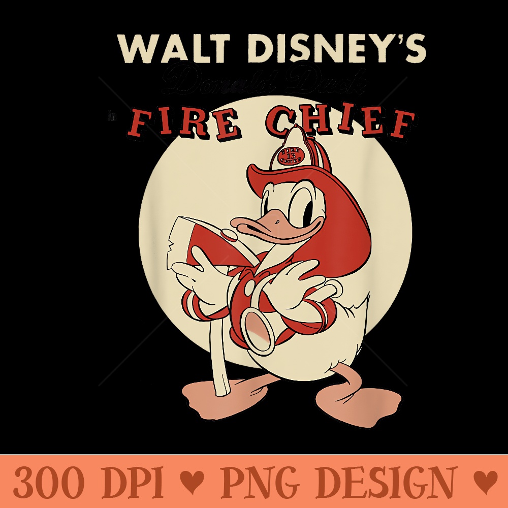 Disney Mickey And Friends Vintage Donald Duck Fire Chief - F | Inspire ...