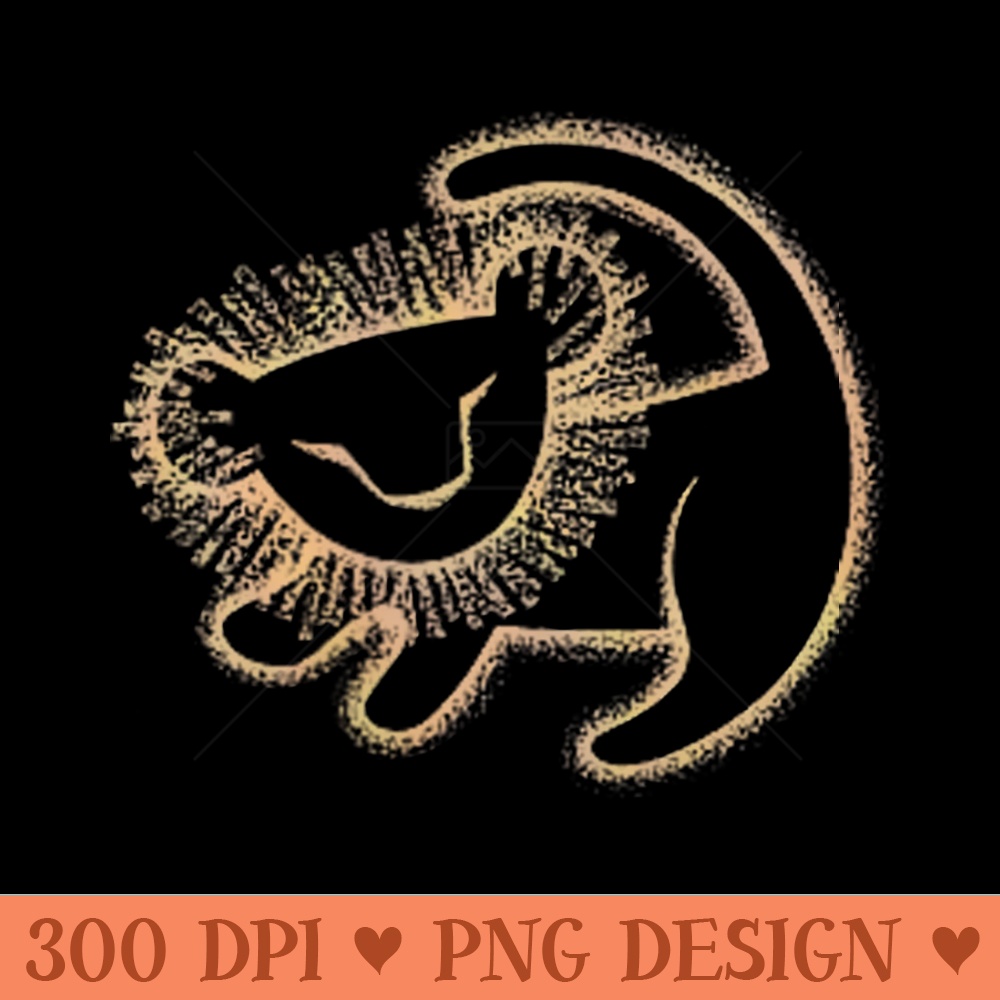 Disney Lion King Simba Gold Cave Painting Graphic T - PNG do | Inspire ...