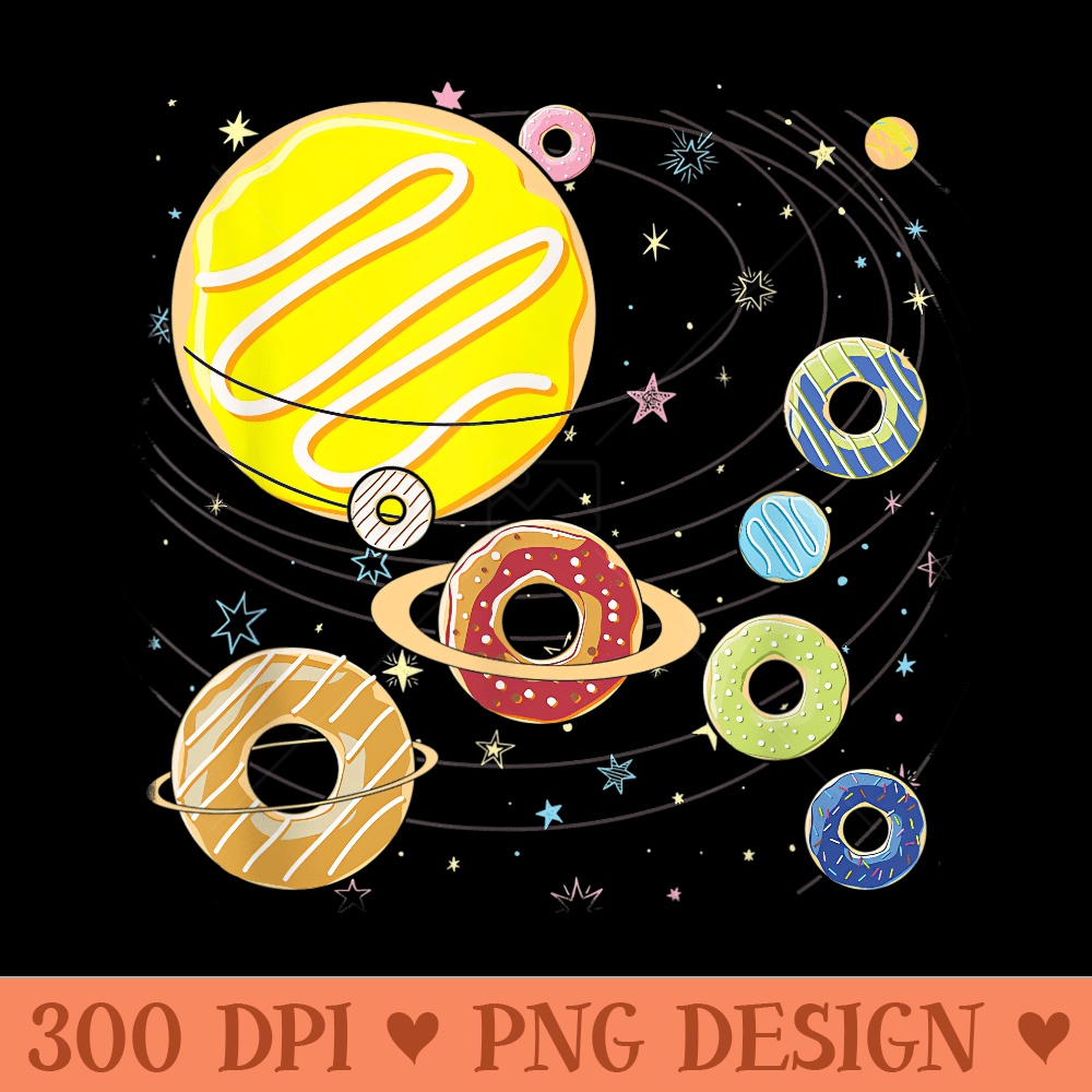 Galaxy Glazed Donuts Doughnuts Planets Stars Milky Way Pluto | Inspire ...
