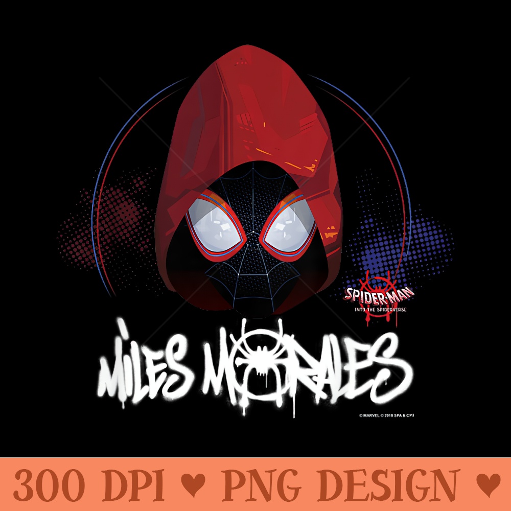 Marvel SpiderMan Into the SpiderVerse Graffiti Miles Logo - | Inspire ...