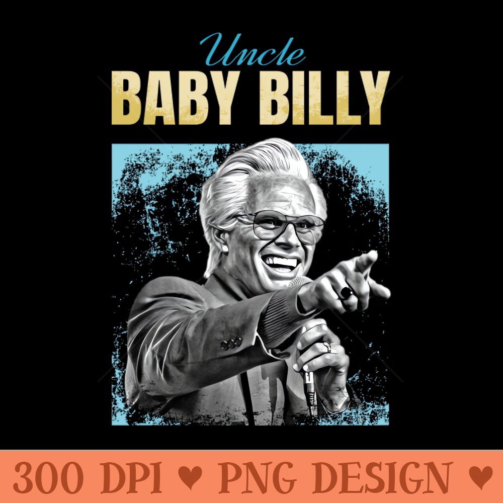 Uncle Baby Billy - High Resolution PNG Artwork | Inspire Uplift