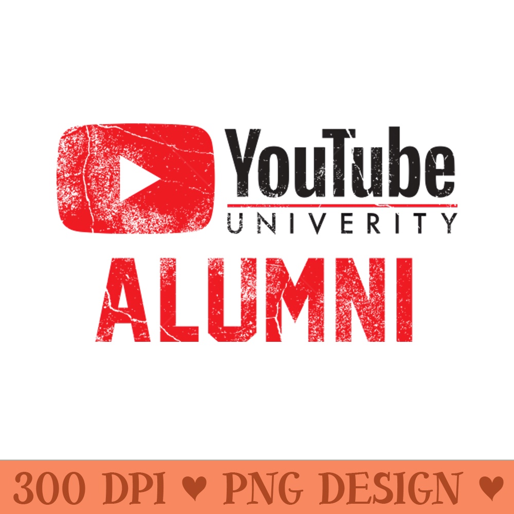 YouTube University Alumni - PNG Vector Download | Inspire Uplift