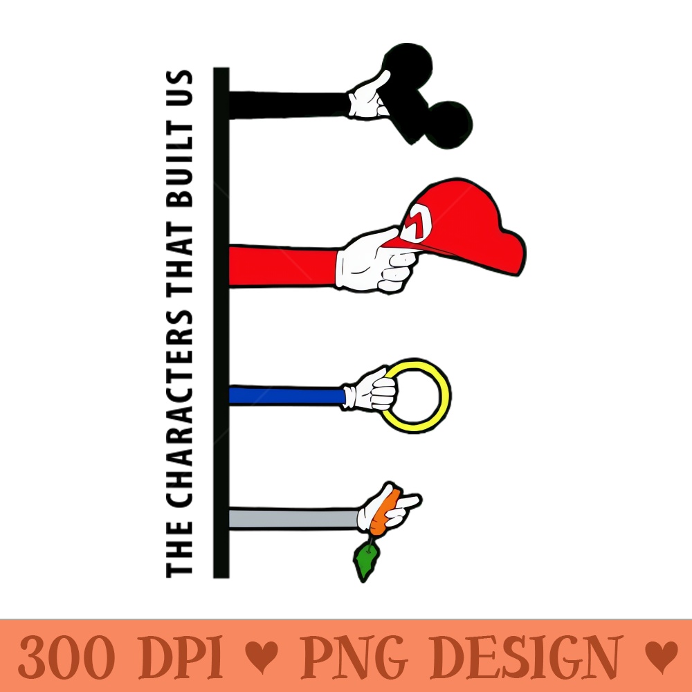 Characters that Built Us - High Resolution PNG Clipart | Inspire Uplift
