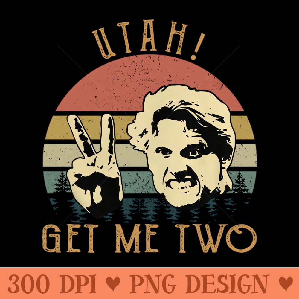 Vintage retro get me two movie art - High Resolution PNG Cli | Inspire ...