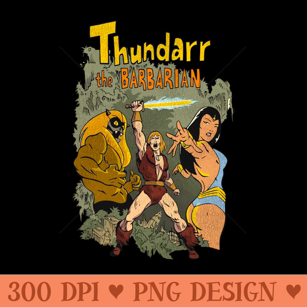 Thundarr The Barbarian - High Resolution PNG Artwork | Inspire Uplift
