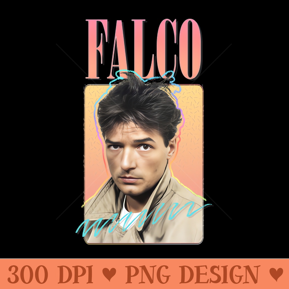 Falco 8s Retro Design - Transparent PNG Mockup | Inspire Uplift