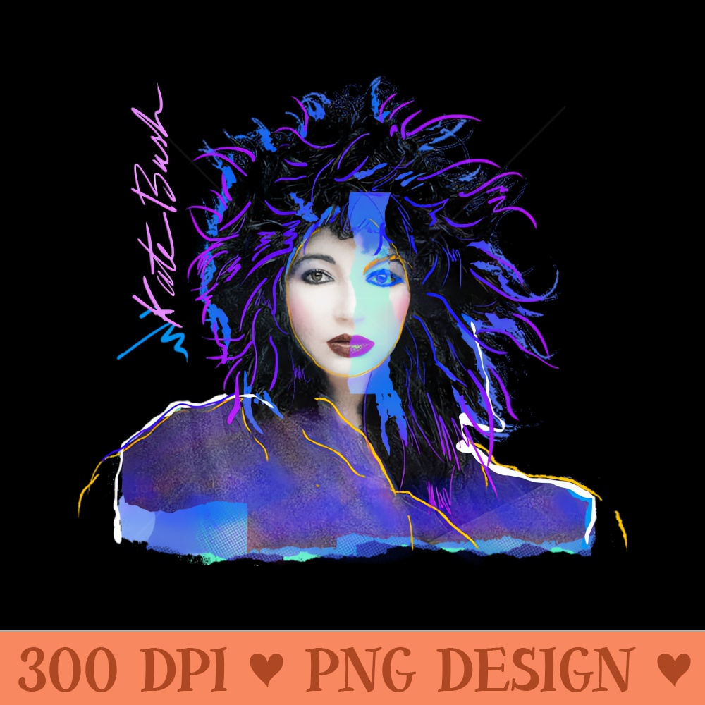 KATE BUSH 8S RETRO STYLE - High Quality PNG Picture | Inspire Uplift