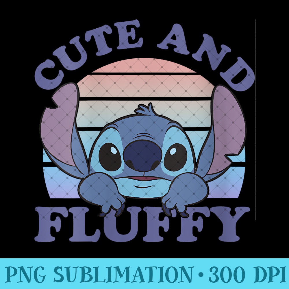 Womens Disney Lilo & Stitch 626 Stitch Day Cute And Fluffy P | Inspire ...