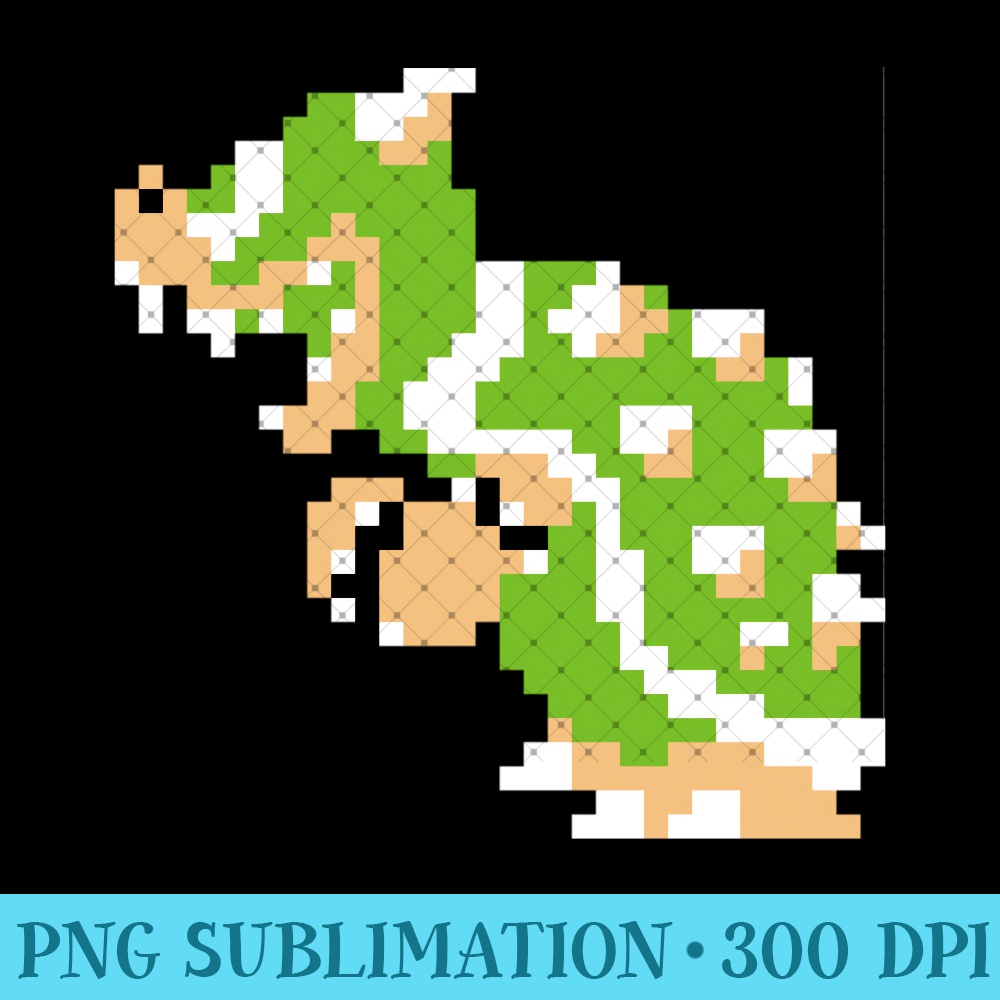 8 Bit Bowser Png Happy Bowser Day In 8 Bit By Badboylol - Fur